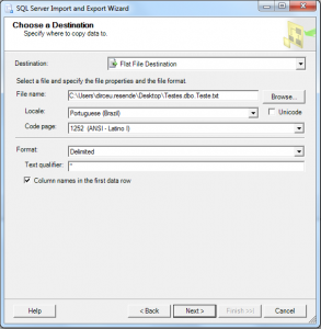 SQL Server - Como exportar dados do banco para arquivo texto (CLR, OLE ...