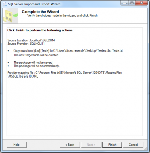 SQL Server - Como exportar dados do banco para arquivo texto (CLR, OLE ...