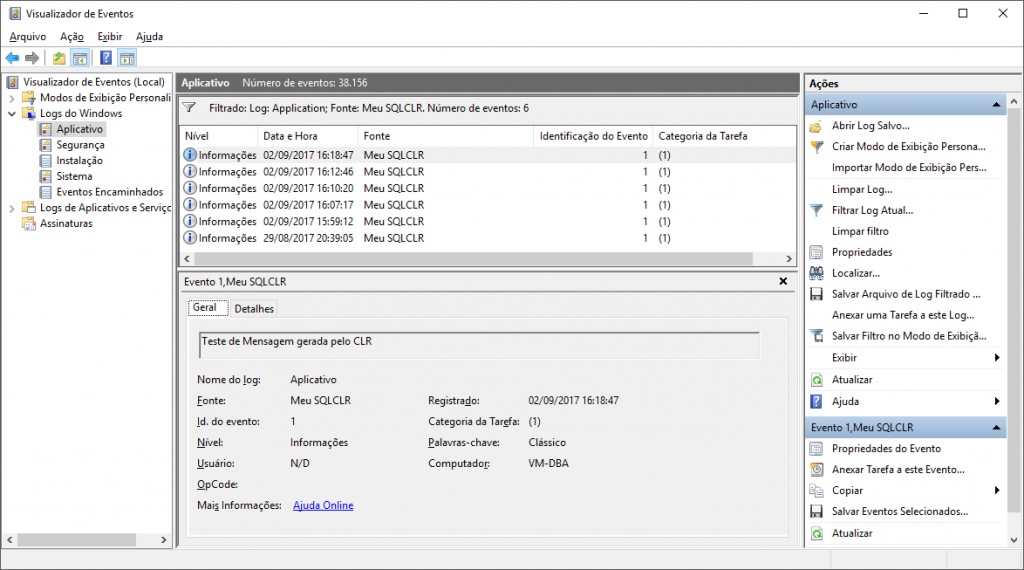 SQL Server - Como ler e gravar eventos no Event Viewer do Windows ...